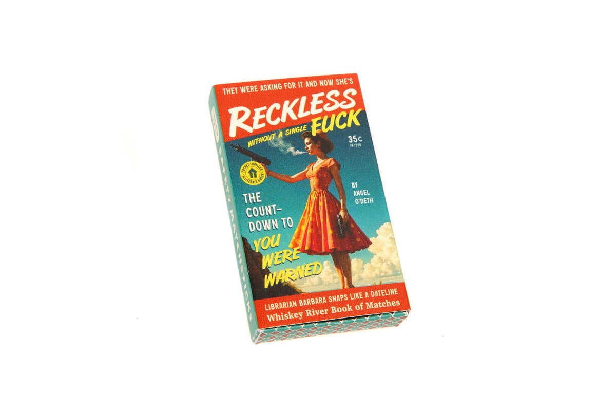 Reckless Pulp Friction Match Book – Whiskey River Soap Wholesale